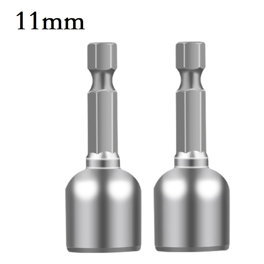 2PCS 6-13mm Impact Socket Bit 1/4” Hex Shank Magne... – Grandado