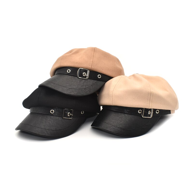 FUODRAO Women Octagonal Hats British Vintage Beret... – Vicedeal