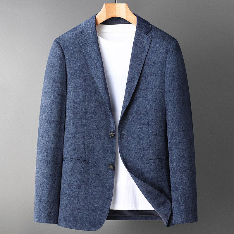 Brand Spring Mens Blazer Jacket Blue Light Busines... – Vicedeal