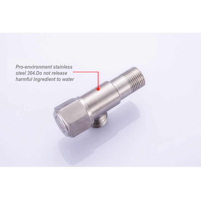 Stainless Steel 304 G1/2(4′) Angle Valve Connector... – Grandado