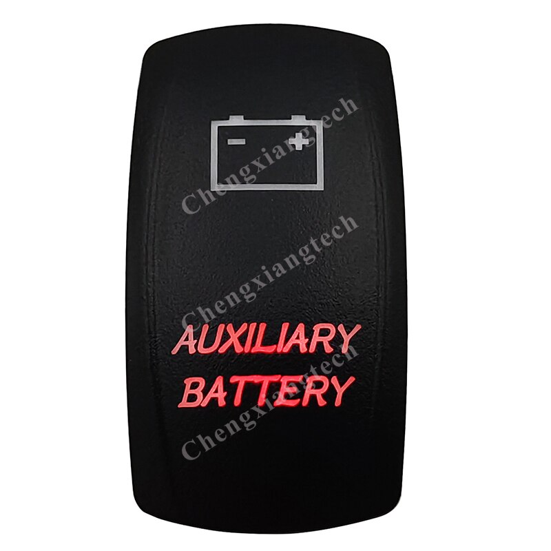 Red Led Light Car Boat Rocker Switch 12V 20A IP68 ... – Grandado