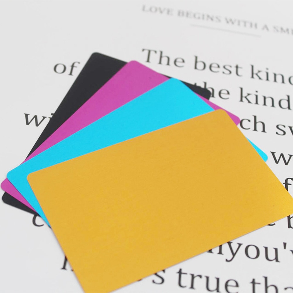 100PCS Name Blank Card Non-toxic Mark Aluminium Al... – Vicedeal