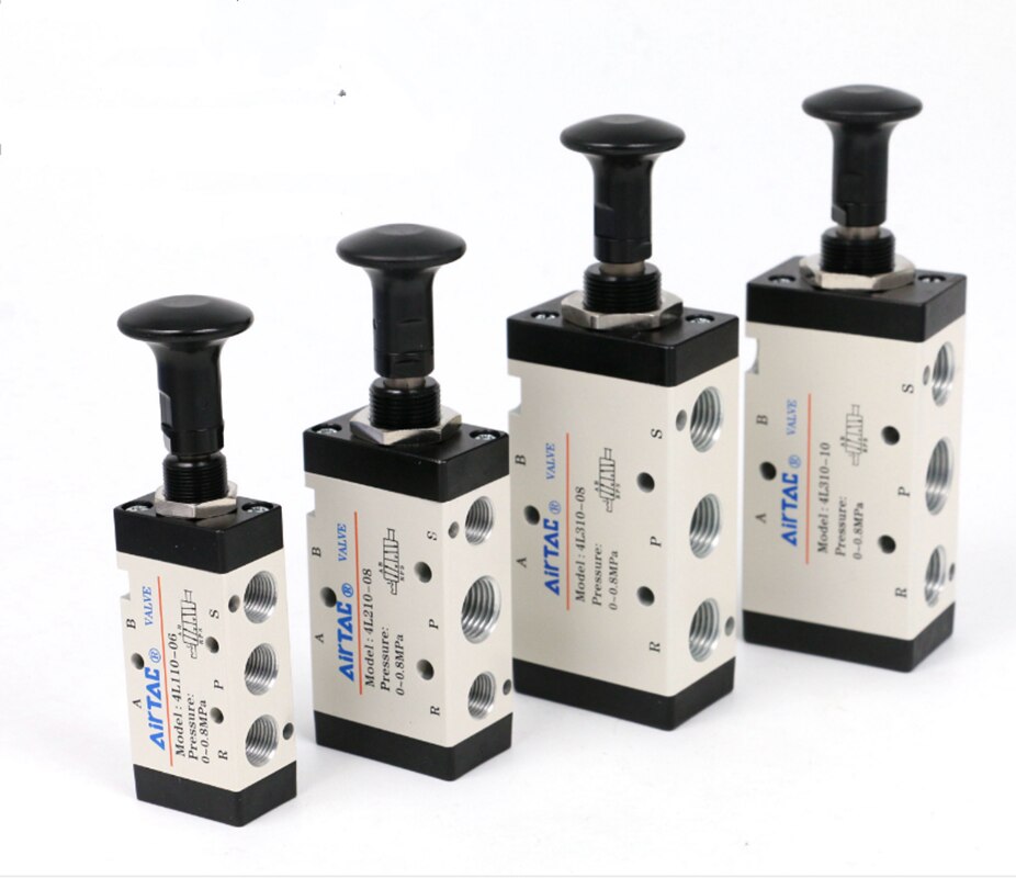 Push-Pull Valve 5Port 2 Position 4L Series 4L110-0... – Vicedeal