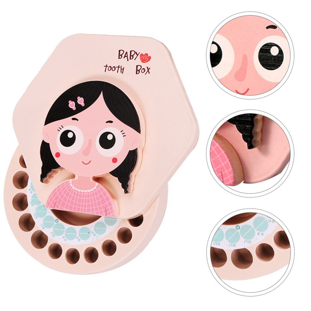 1 Set of Baby Deciduous Tooth Box Cartoon Baby Too... – Grandado