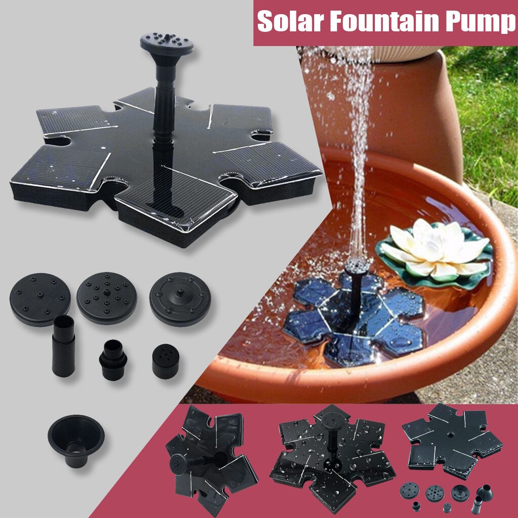 Mini Solar Power Water Fountain Garden Pool Pond O... – Vicedeal