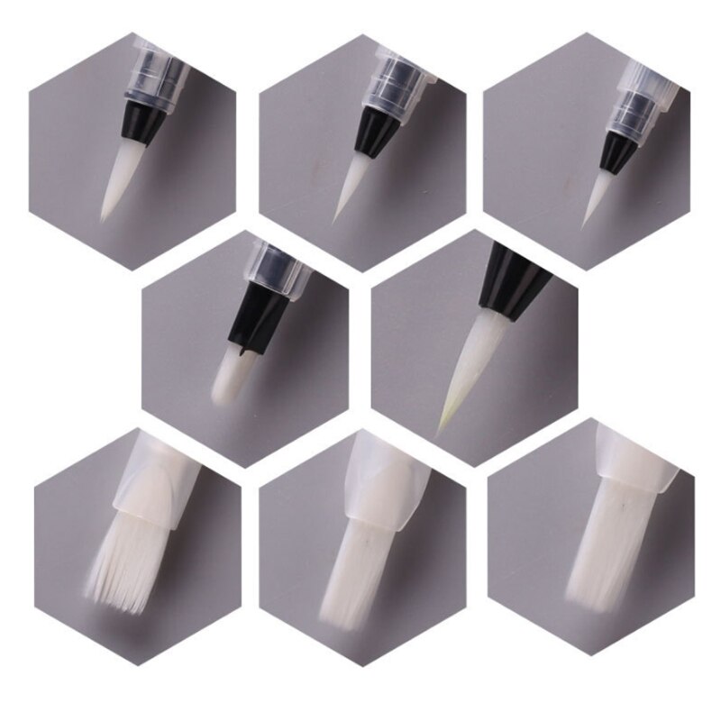 6 Pcs Office Stationery Nylon Hair Drawing Paintin... – Grandado