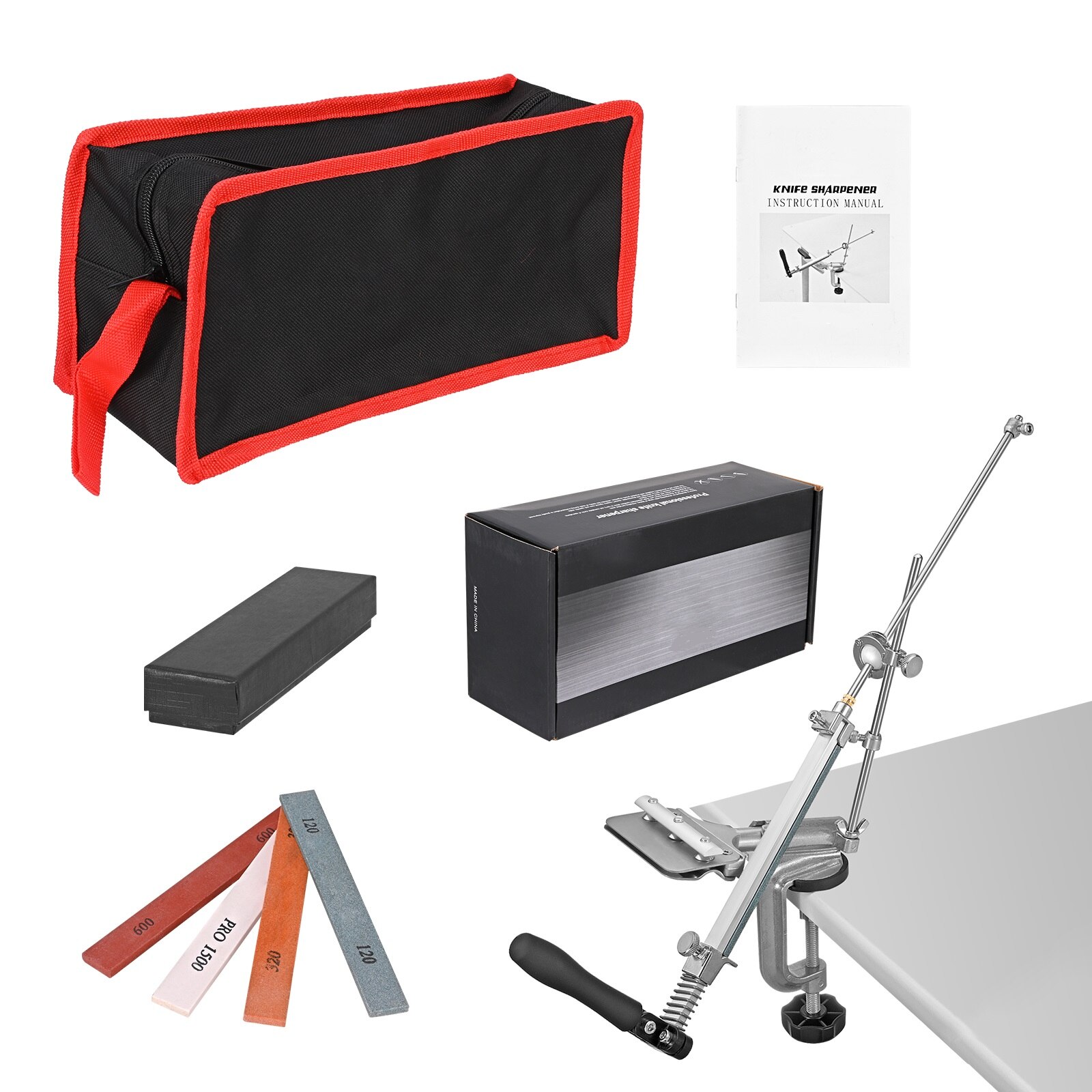 Pro RX-008 360 ° En Acier Inoxydable D'affûteuse d... – Grandado