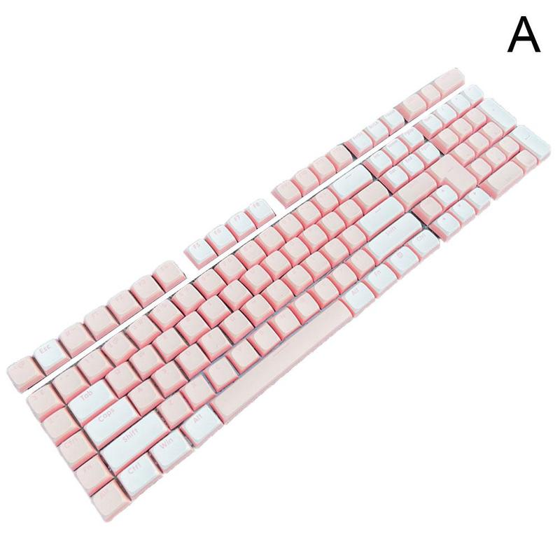 for CHERRY MX Switches XDA Profile Keycaps Pink Wh... – Vicedeal