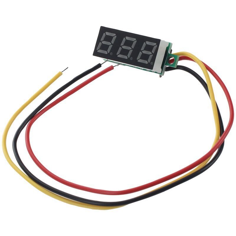 Mini Digitale Voltmeter Dc 0-100V Led Panel Voltag... – Grandado
