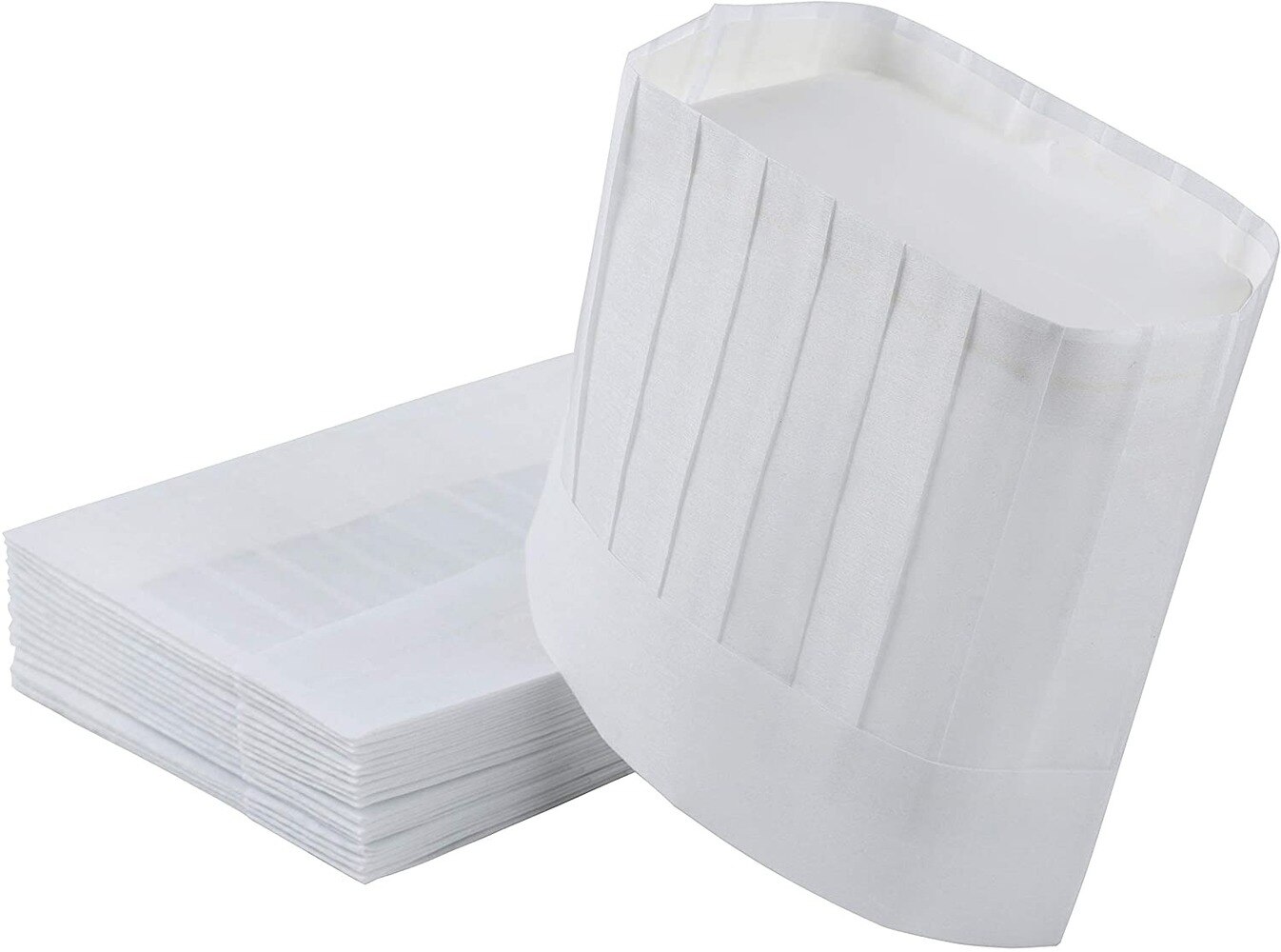 20Pcs Disposable Adjustable Chef Hats White Tall K... – Grandado