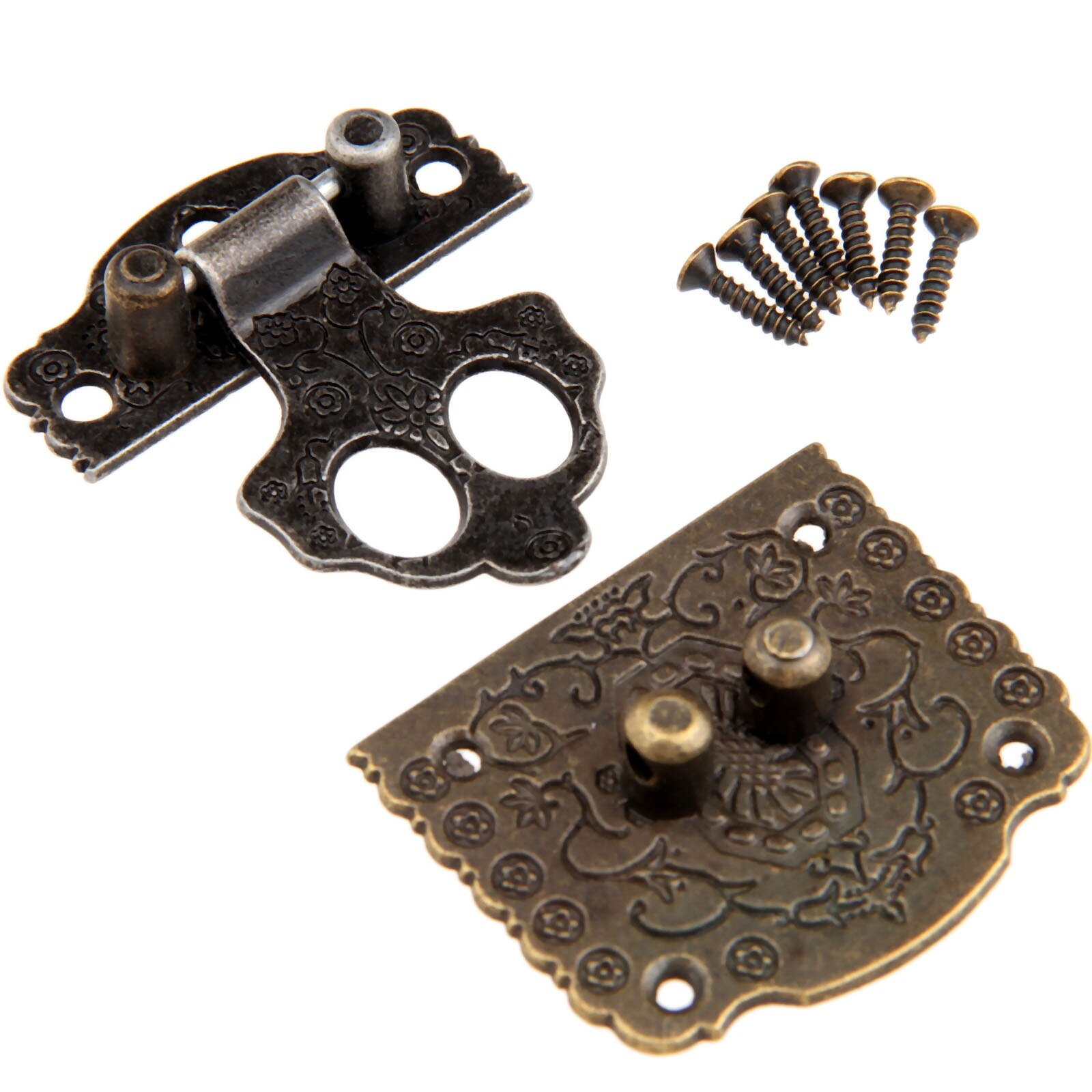 1PC 53*41mm Antique Bronze Box Latch Hasp Retro Vi... – Grandado