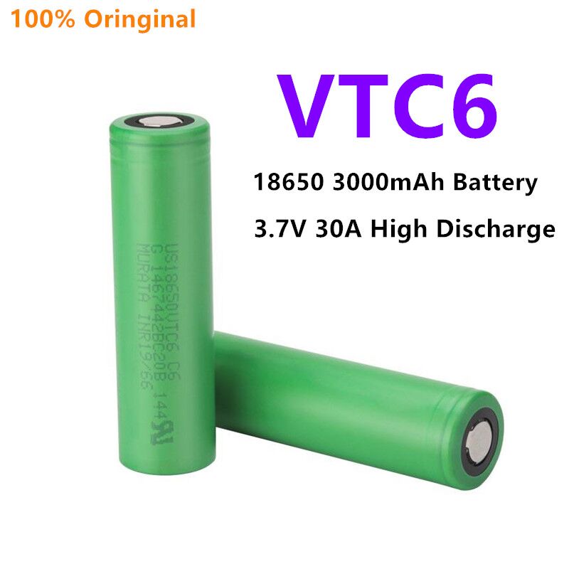 Original VTC6 18650 3000mAh Li Ion 3.7V Battery Fo... – Vicedeal