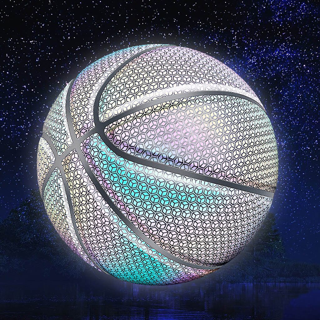 Reflective Basketball Ball Sports Synthetic Court ... – Grandado