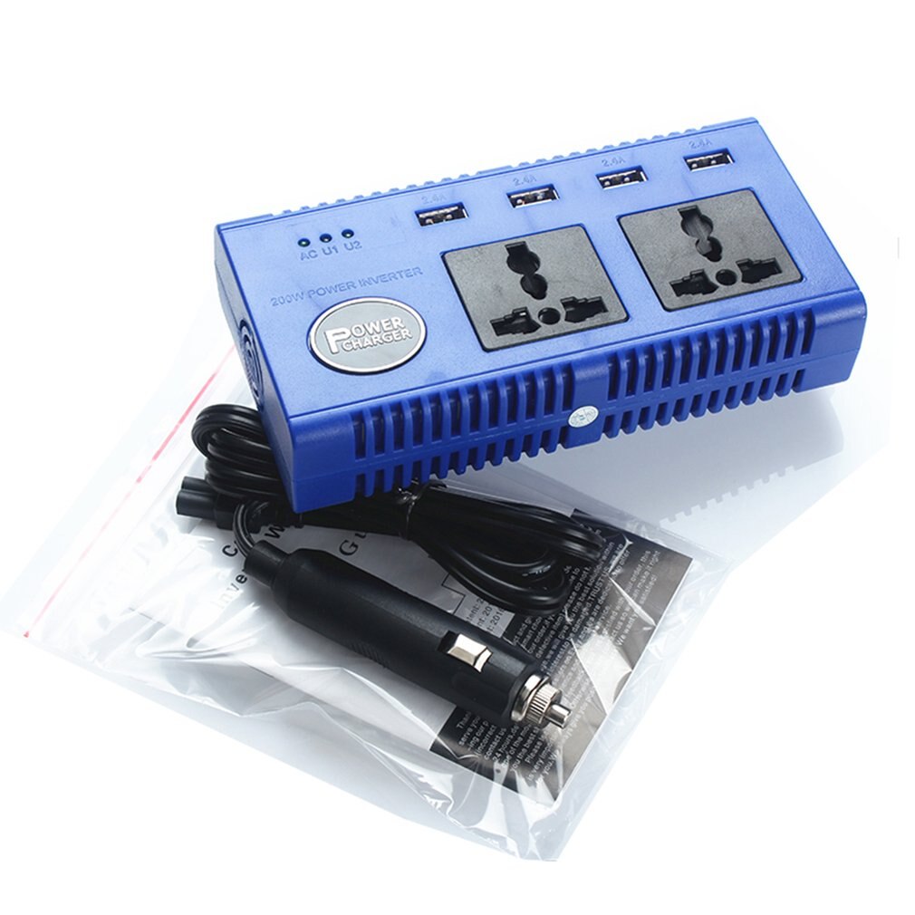 Portable Car Auto Power Inverter Converter 4 Port ... – Grandado