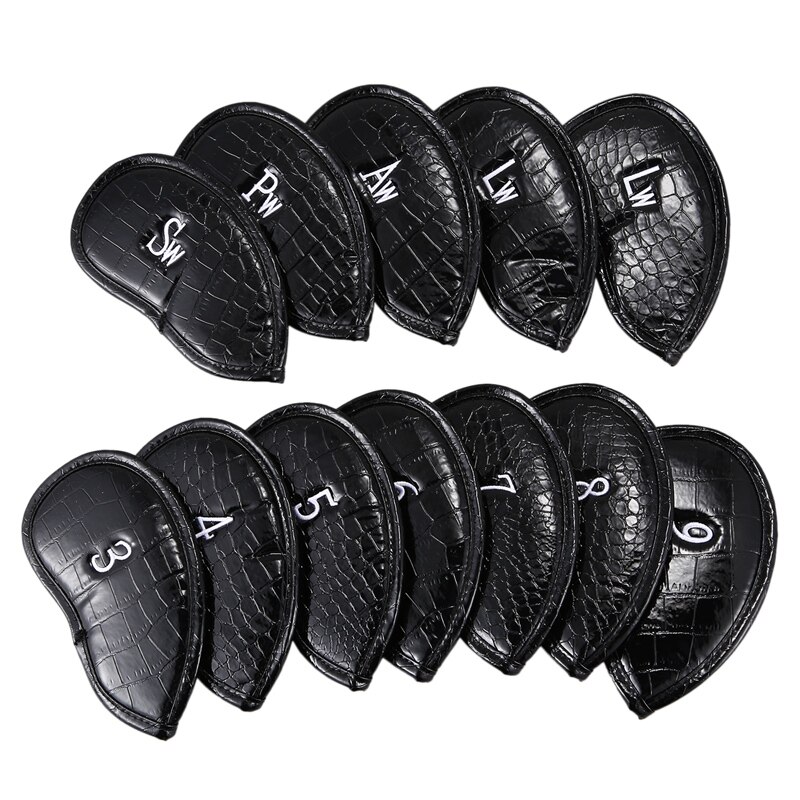 12Pcs Exquisite PU Golf Club Cap Protector Golf Ir... – Grandado