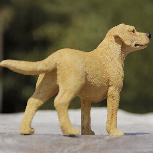 JJM Stand Labrador retriever Dog Pet Figure Canida... – Grandado