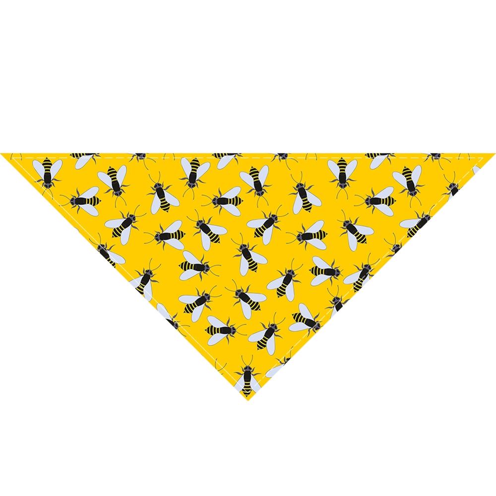 Dog Insects Print Triangular Neckerchief WashableB... – Vicedeal