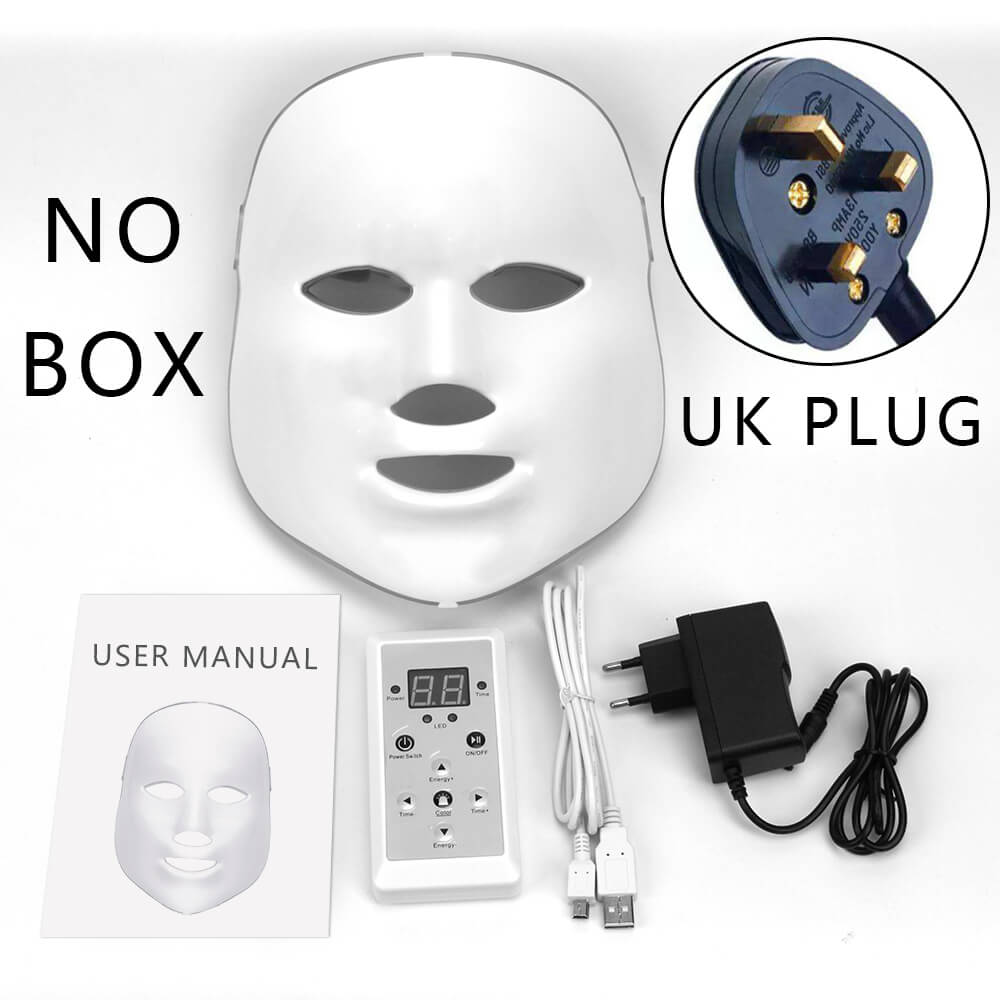 7 Colors Led Facial Mask Skin Care Rejuvenation Wr... – Grandado