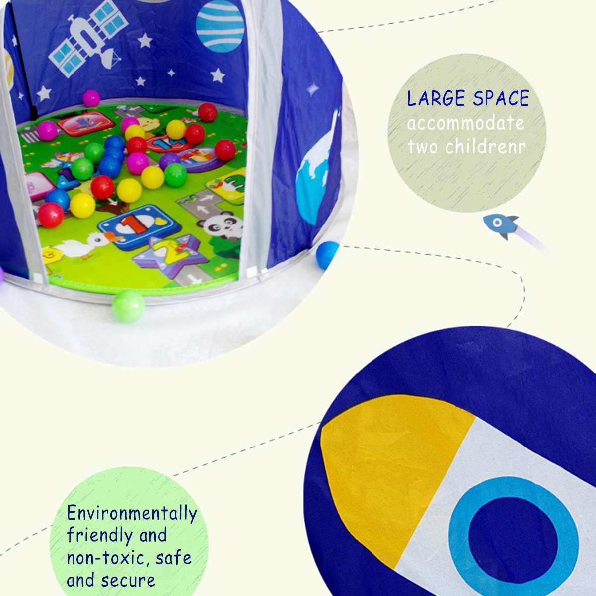 Portable Play Kids Tent Children Indoor Outdoor St... – Vicedeal