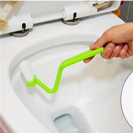 Bending toilet brush side corner cleaning brush Ba... – Grandado