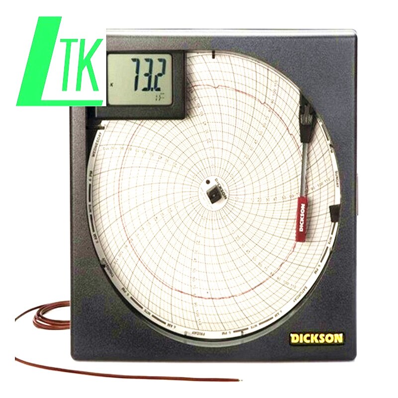 Dickson C473 Circular Chart Recorder - 7-Day Temperature & Humidity ...