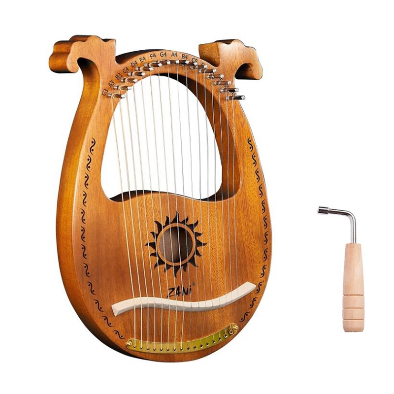 ZANi Lyre Harp,16 String Wood Lyre Harp,16 String ... – Grandado
