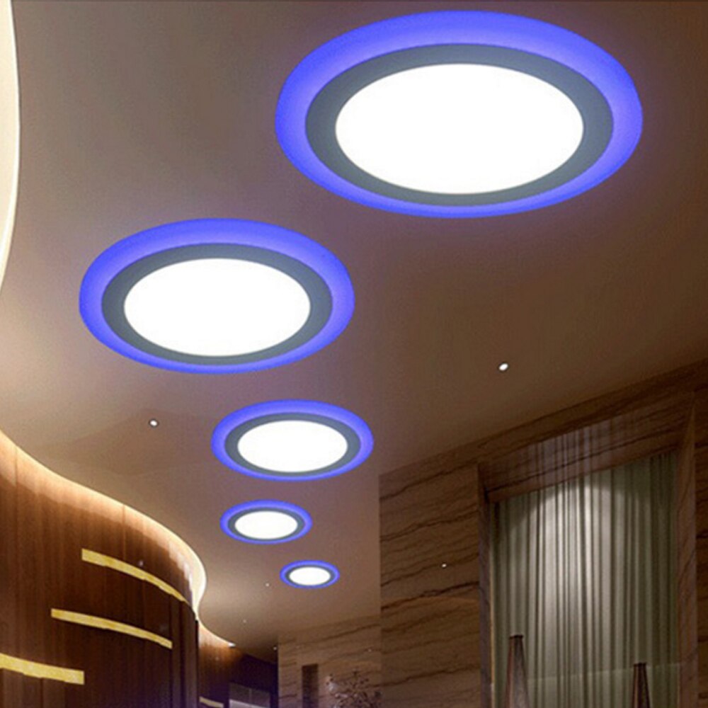 Xunata placa de luz led, cor dupla, 6w 9w 16w 24w,... – Grandado