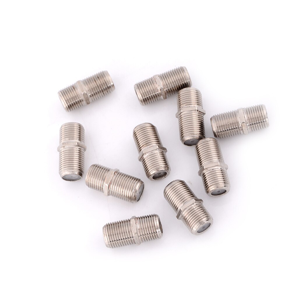 10Pcs/bag HD TV Coax Cable Connector F Plug Alumin... – Vicedeal