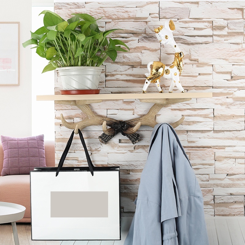 50cm*18cm Wall Hanger Rack Holder Antler Hook Hat ... – Vicedeal