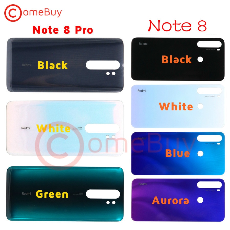 Voor Xiaomi Redmi Note 8 Pro Back Battery Cover Re... – Grandado