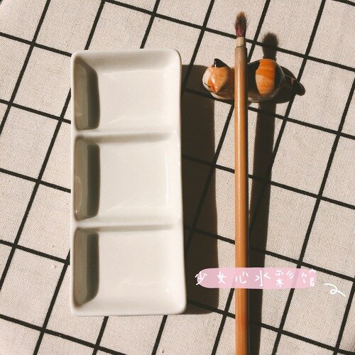 Keramisk palett akvarell pigment fargepalett akvar... – Grandado