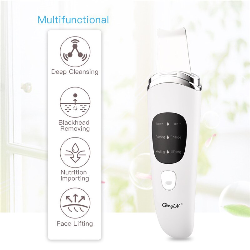 CkeyiN LCD Screen Ultrasonic Skin Scrubber Facial ... – Grandado