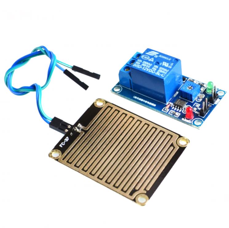 Rain water sensor module + DC 5V 12V Relay Control... – Grandado