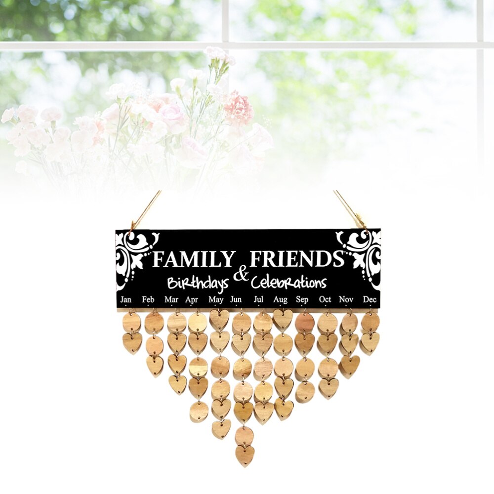 102 Pcs Calendar Board Family Birthday Tracker Cal... – Vicedeal