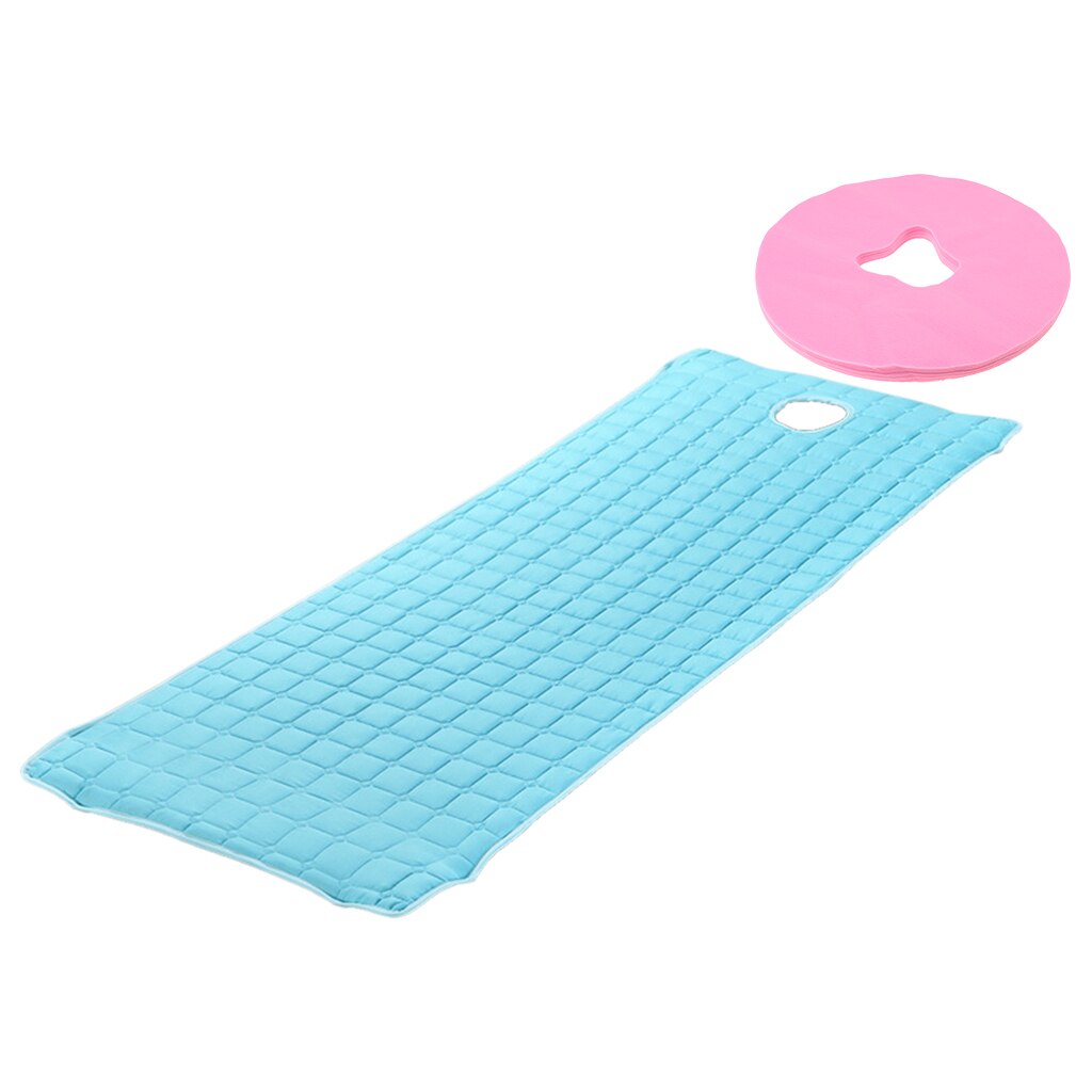 Spa Massage Bed Matras Sheet Cover Blauw Met Roze ... – Vicedeal
