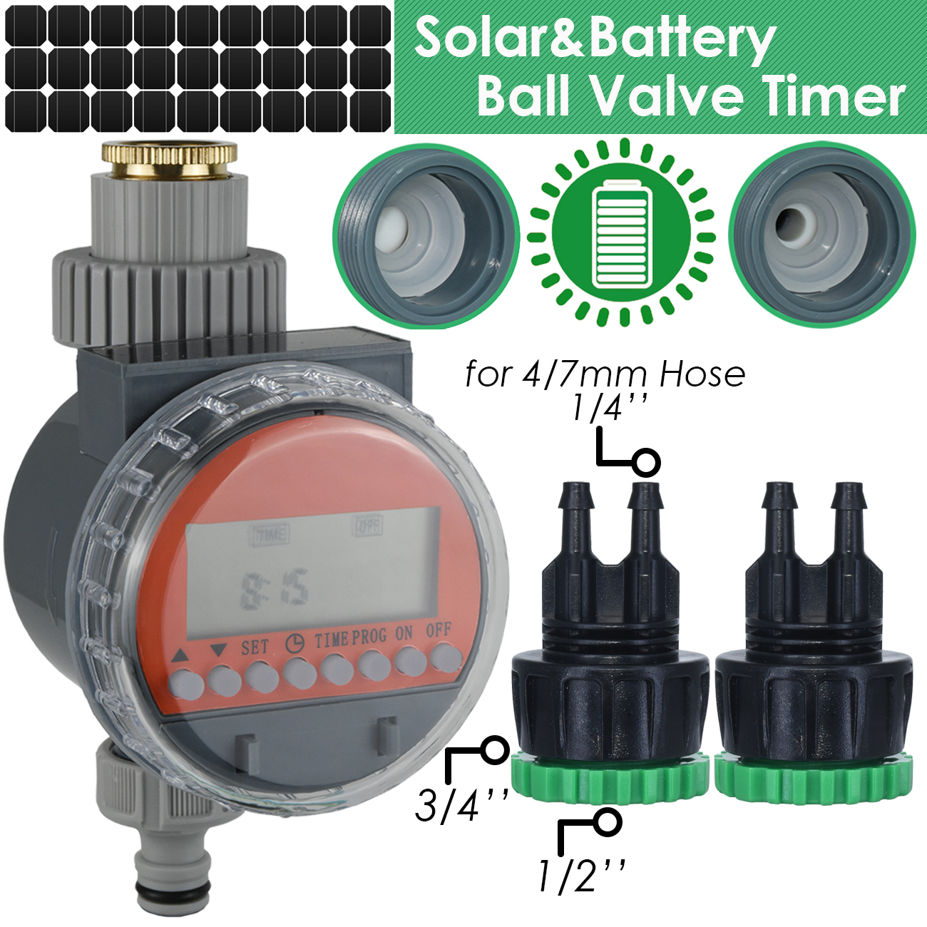 Sprycle Ball Valve Timer Solar & Battery Automatic... – Grandado
