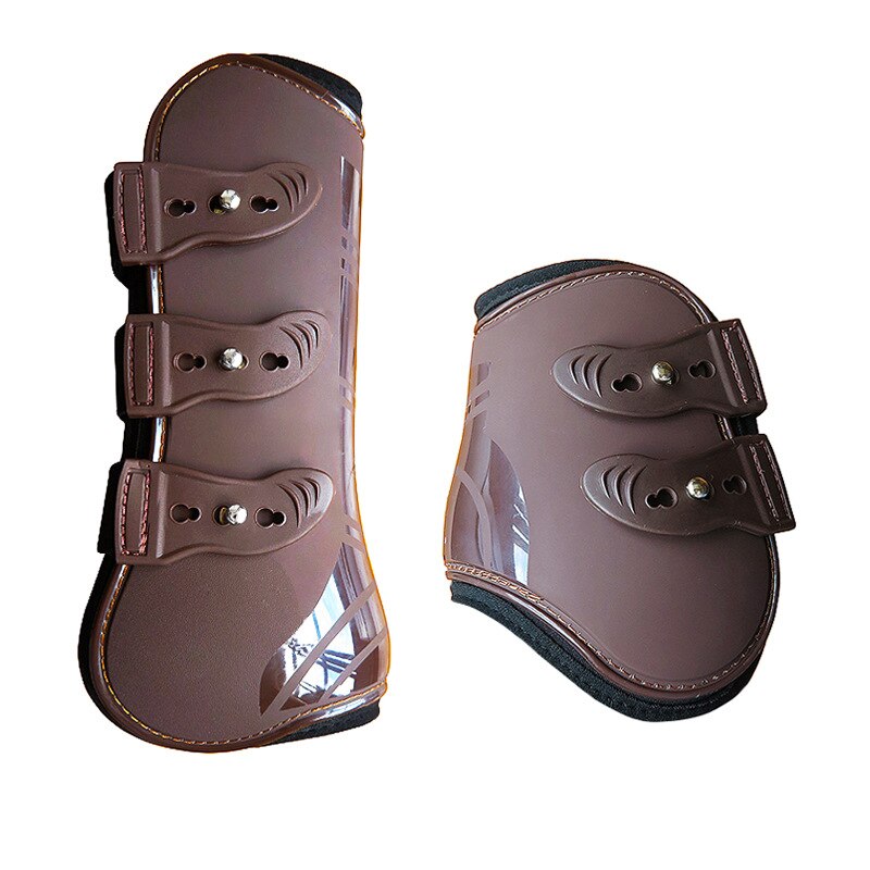 Front Hind Leg Boots Adjustable Horse Leg Boots Eq... – Grandado