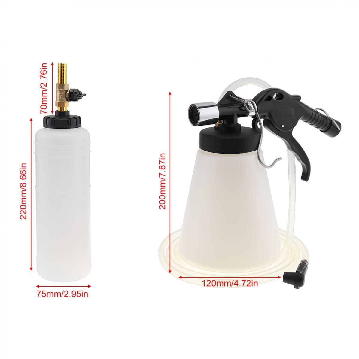 Universal 1L Pneumatic Car Brake Oil Fluid Bleeder... – Vicedeal