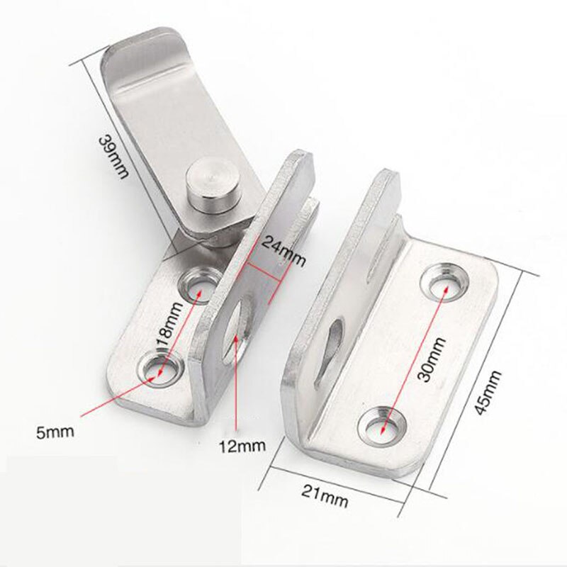 1Pc Durable Turn On Left / Right Brief Simple Bolt... – Grandado