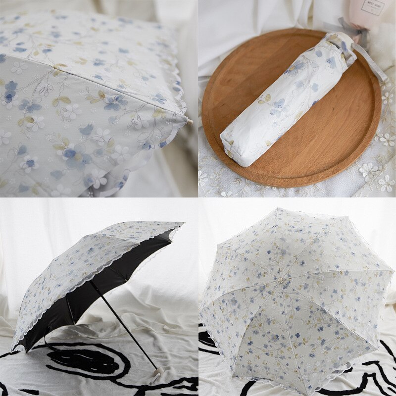 Embroidery Lace Double Layers UV Umbrella for Wome... – Vicedeal