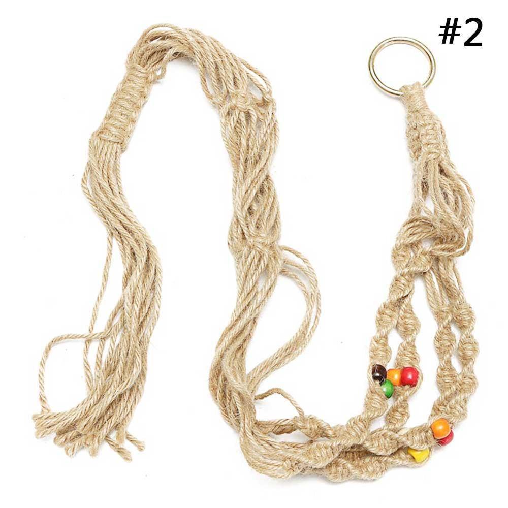 1Pc Hemp Rope Braided Planter Flower Pot Hanging R... – Vicedeal