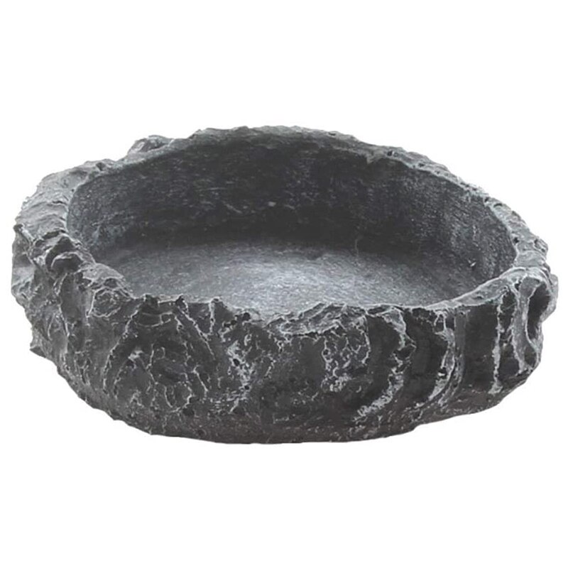 2 Pack Reptile Water Dish Food Bowl Rock Worm Feed... – Grandado