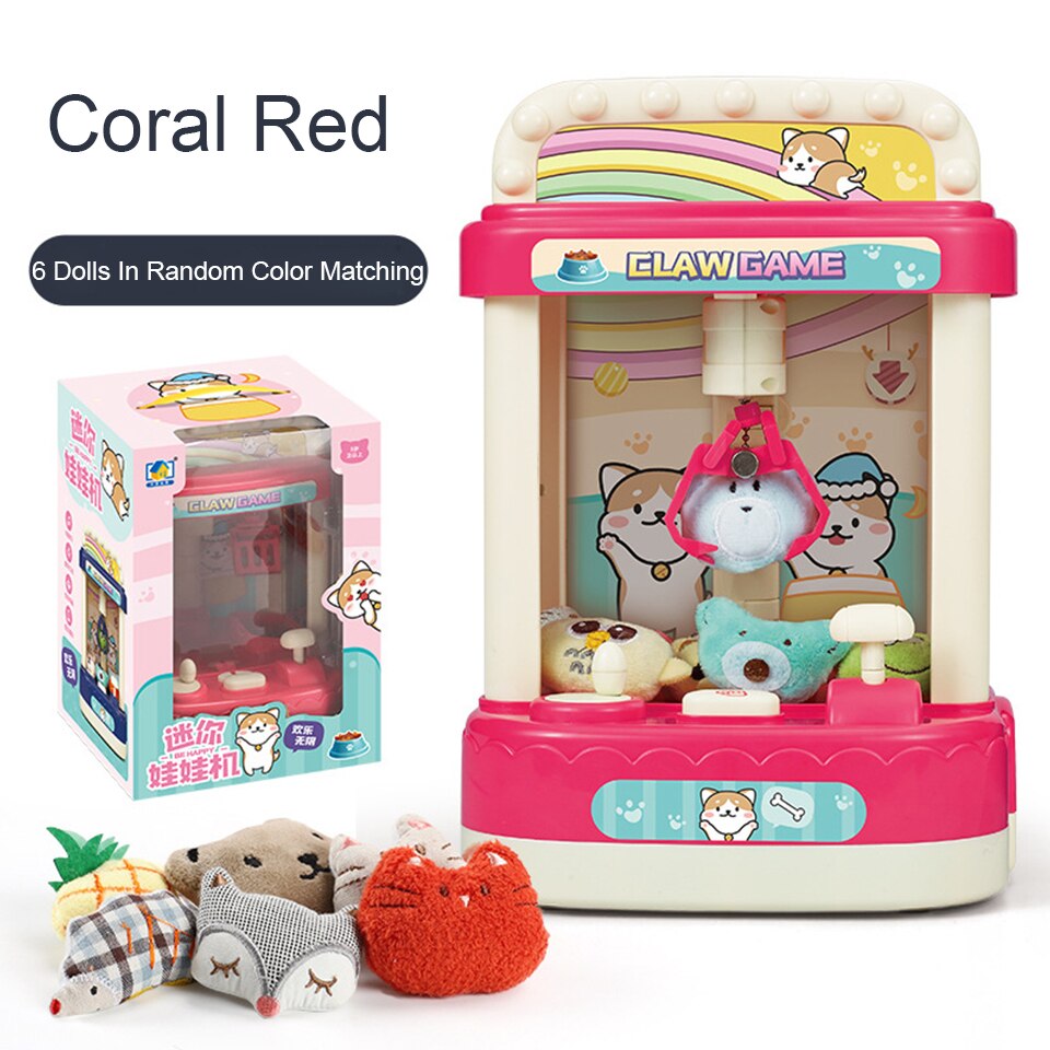 SEELUAH Mini Claw Crane Machine Small Household Cl... – Grandado