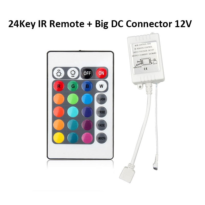 RGB Controler 12V 24 Key Wireless led IR Remote Co... – Vicedeal