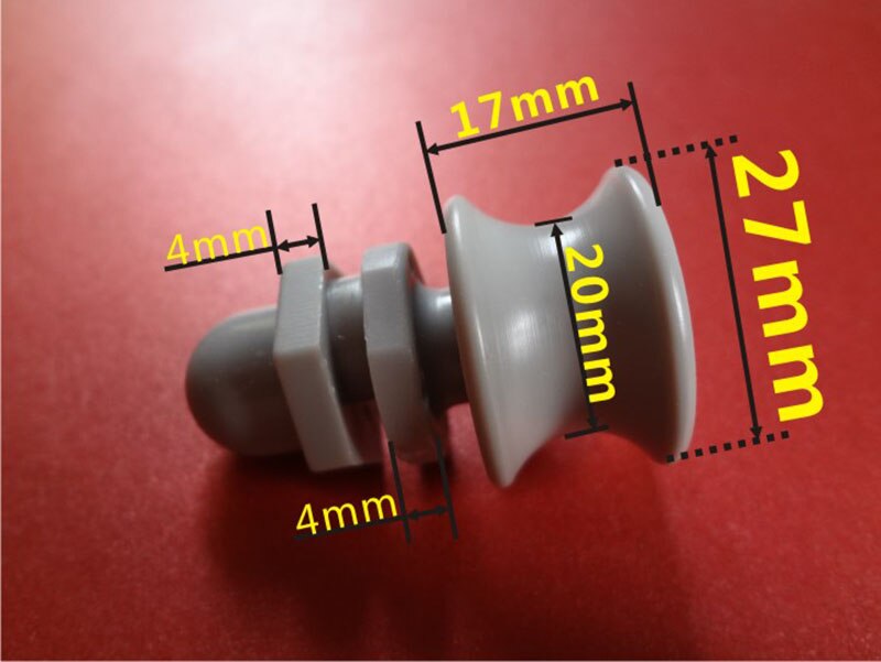 Shower room glass sliding door pulley fittings gro... – Grandado