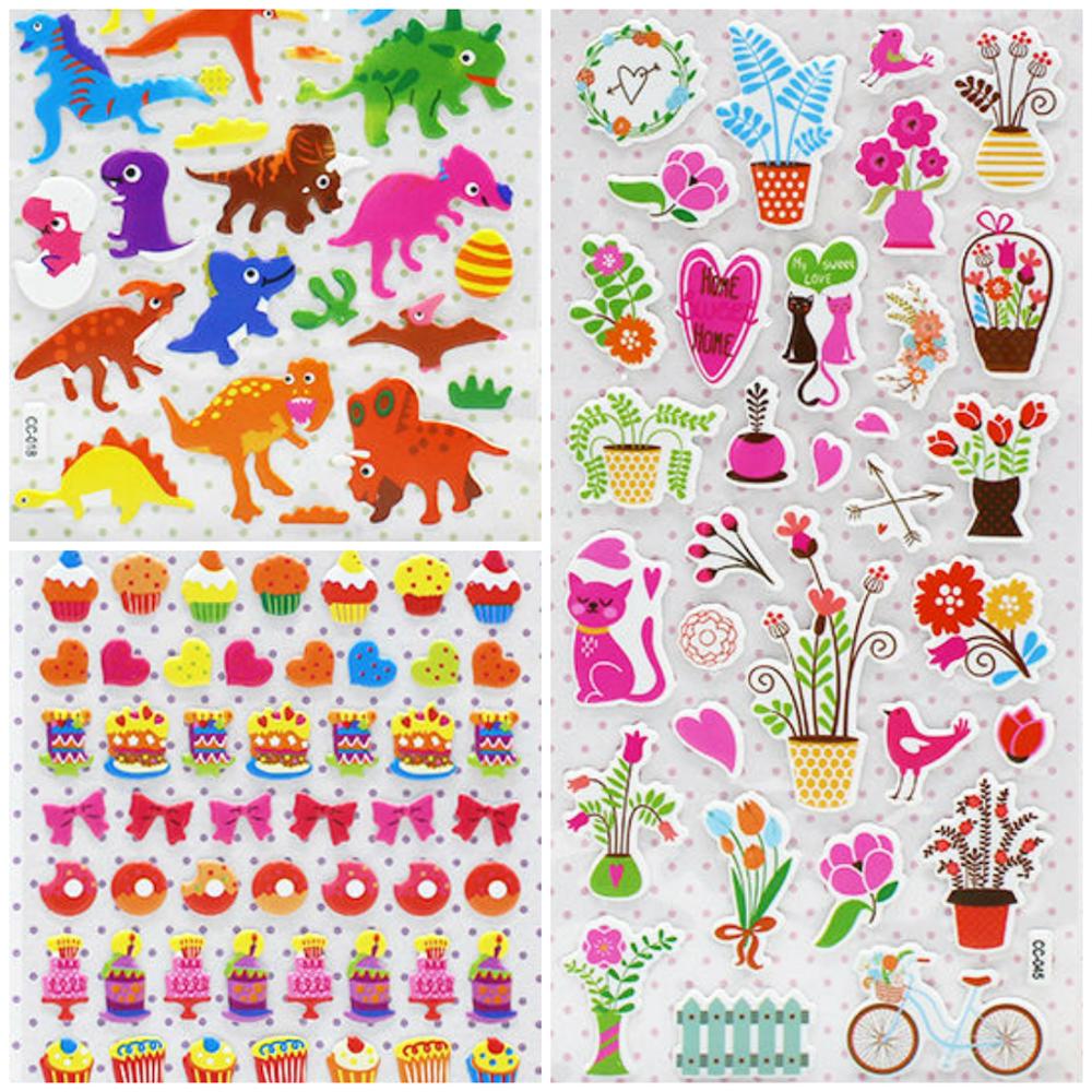 40 20 12 Different Sheets for Girl Boy 3D Puffy Bu... – Vicedeal