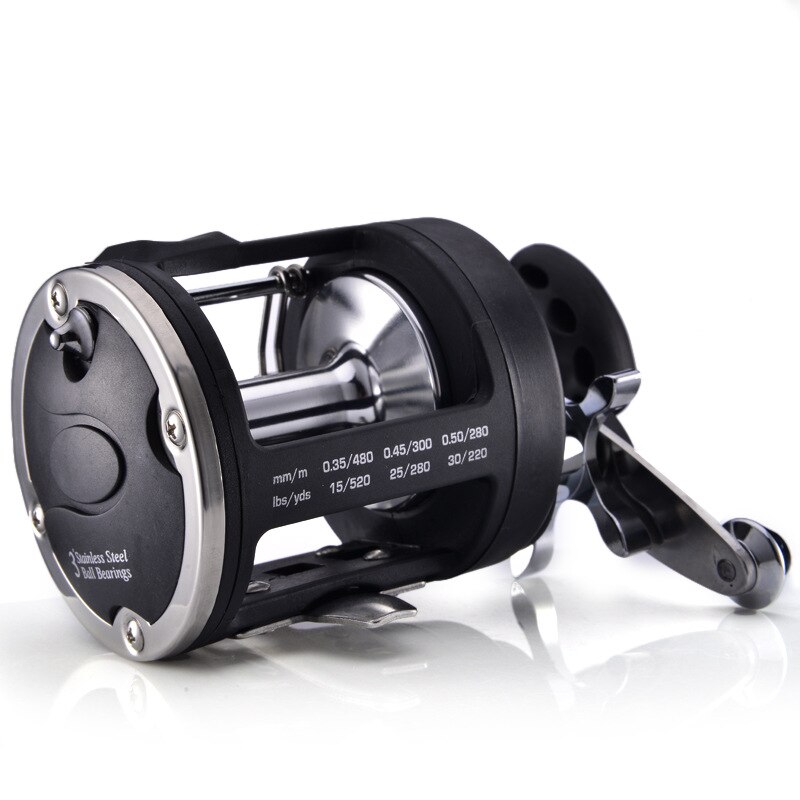 Large Line Capcaity Boat Drum Fishing Reel Metal o... – Grandado