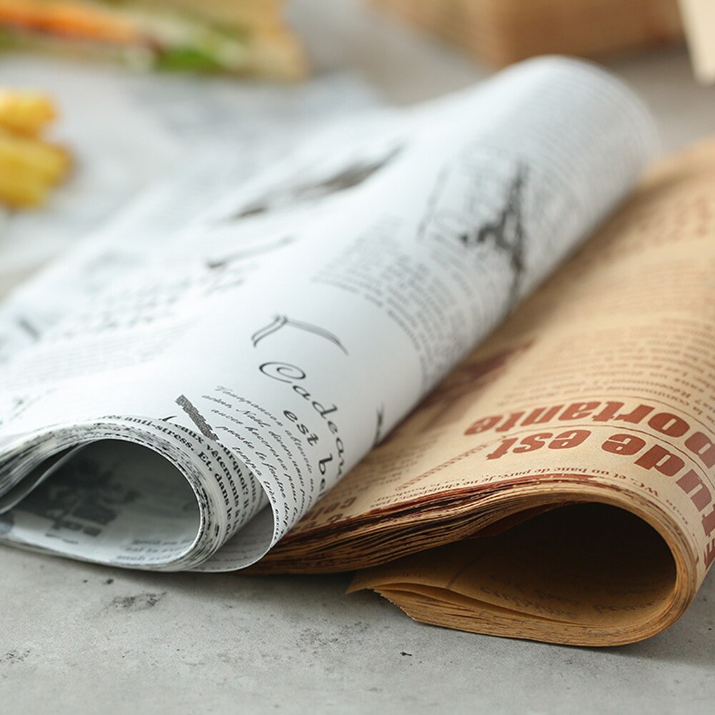 100 sheets of disposable plate paper 22*22CM chick... – Grandado