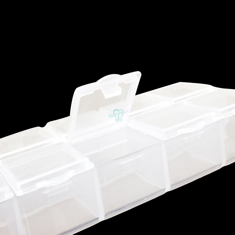 10holes Dental Storage Box with Individual caps fo... – Vicedeal