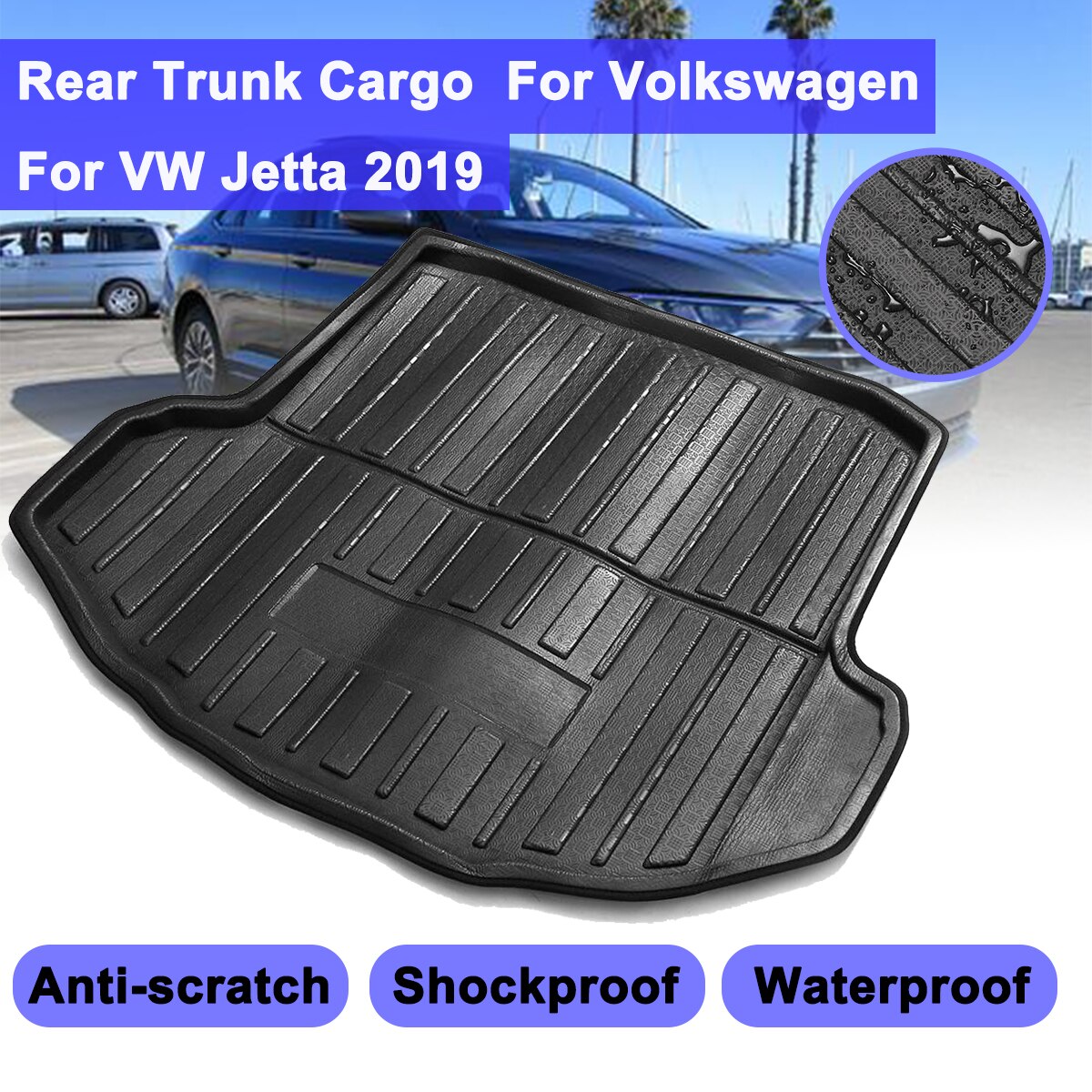 Car Cargo Liner Boot For VW Jetta For VolkswagenTr... – Grandado